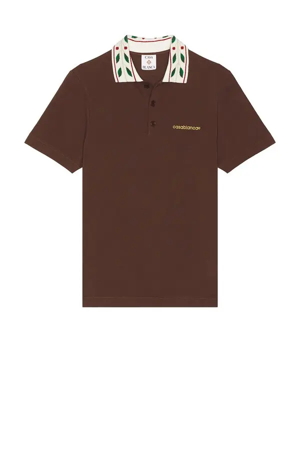 Casablanca Laurel Pique Polo