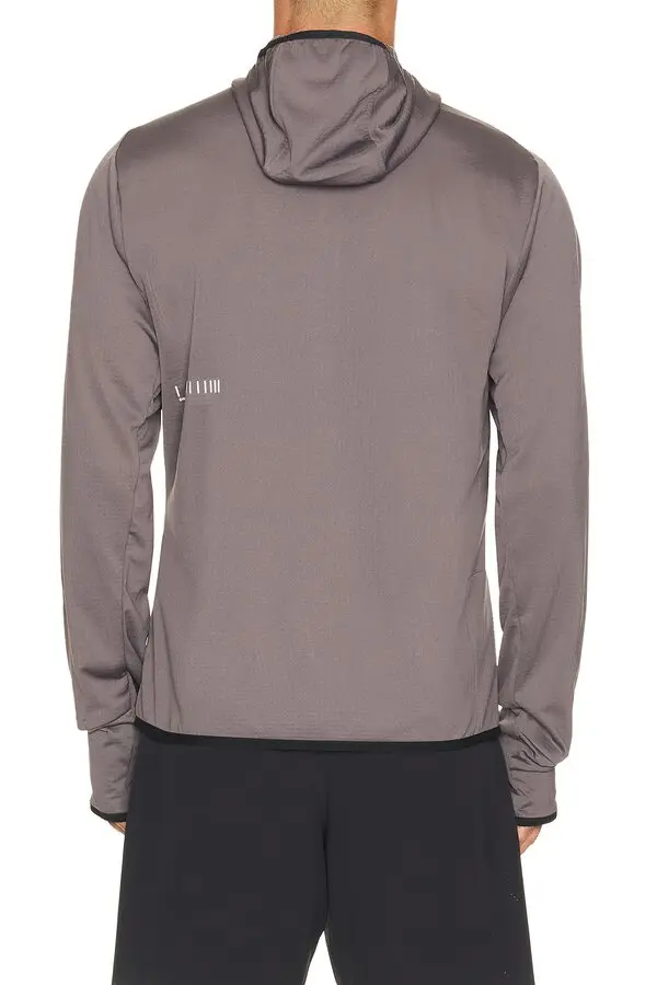 On Climate Zip Hoodie In Grey