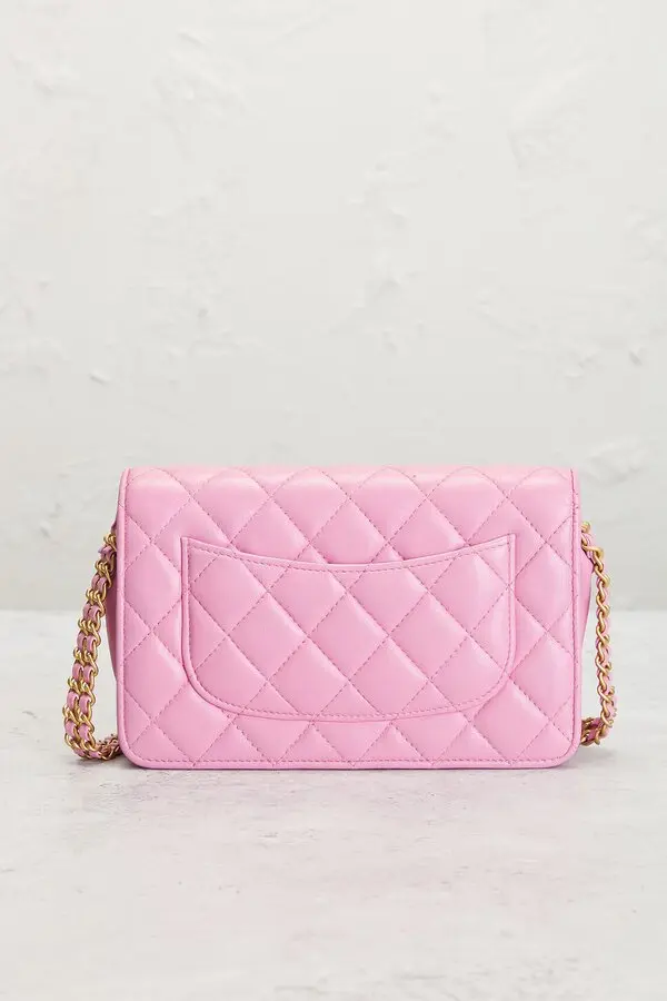 Chanel Lambskin Wallet On Chain
