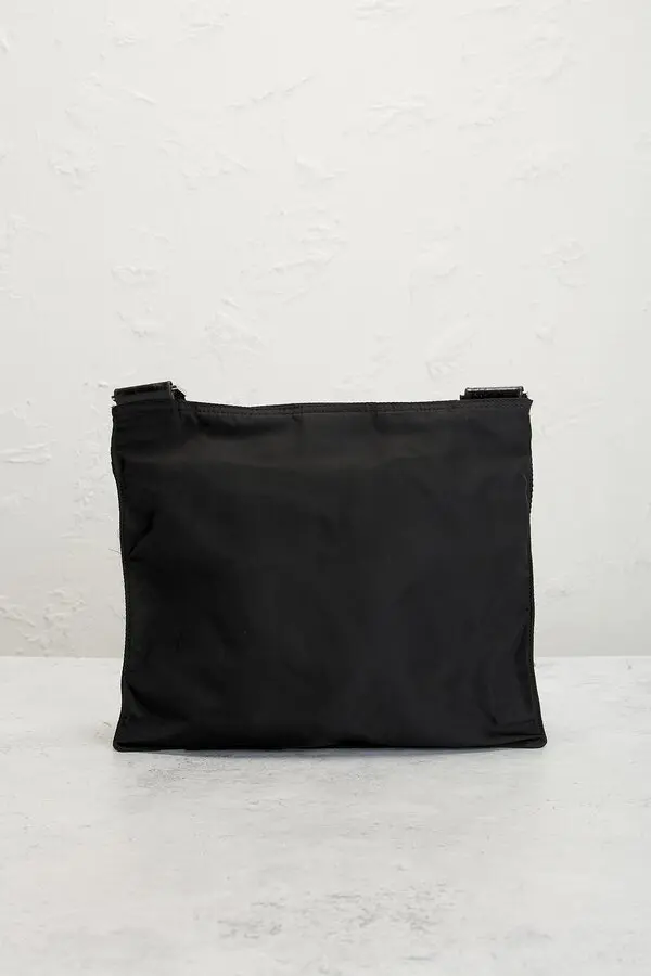 Prada Tessuto Flat Messenger Bag