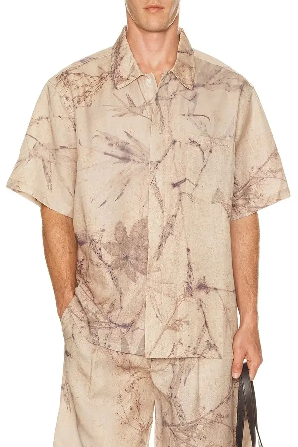 FENG CHEN WANG Printed Plant Dye Shirt