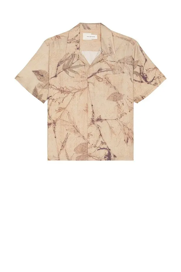 FENG CHEN WANG Printed Plant Dye Shirt
