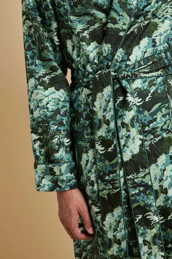 Olivia Von Halle Mescal Linden Forest Robe