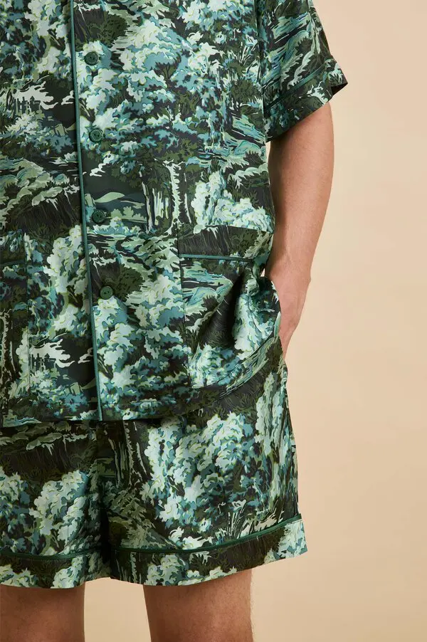 Olivia Von Halle Elordi Linden Forest Pajamas