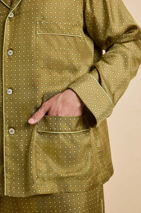 Olivia Von Halle Laurent Lucien Polka Dot Pajamas