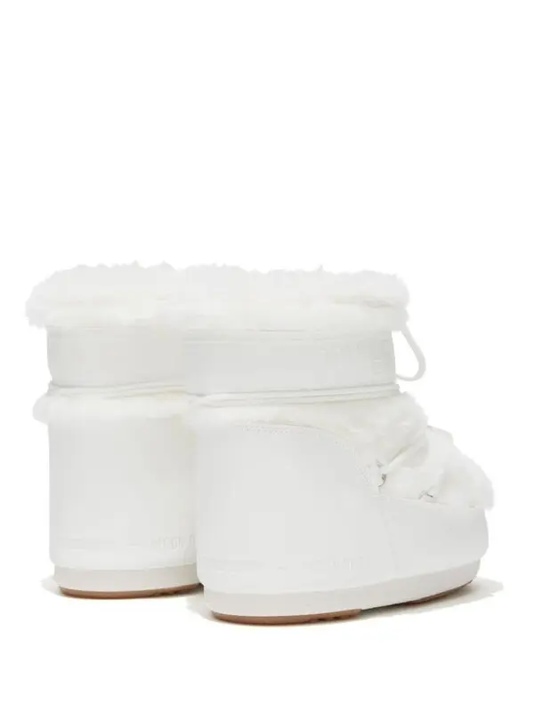Moon Boot Icon Low Faux Fur Boots - White