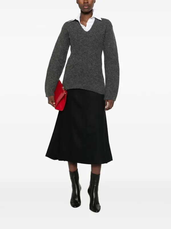 THE LATEST Erica Wool Blend Midi Dress