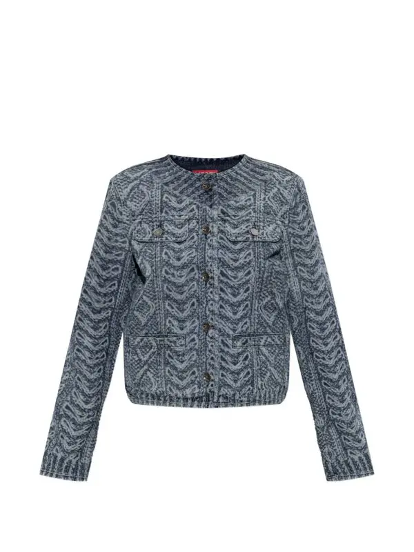 DIESEL® Denim Cotton Jacket - Blue
