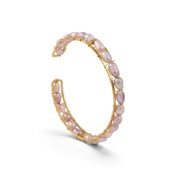 Saachi Freshwater Pearl Wrapped Cuff