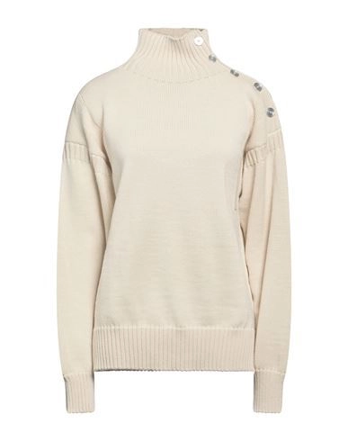 JIL SANDER Turtleneck Size Wool - Ivory