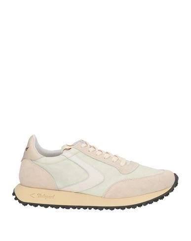 VALSPORT Sneakers Size Leather, Textile Fibers - Beige