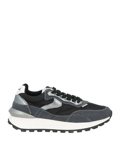 VOILE BLANCHE Sneakers Size Leather, Textile Fibers - Black
