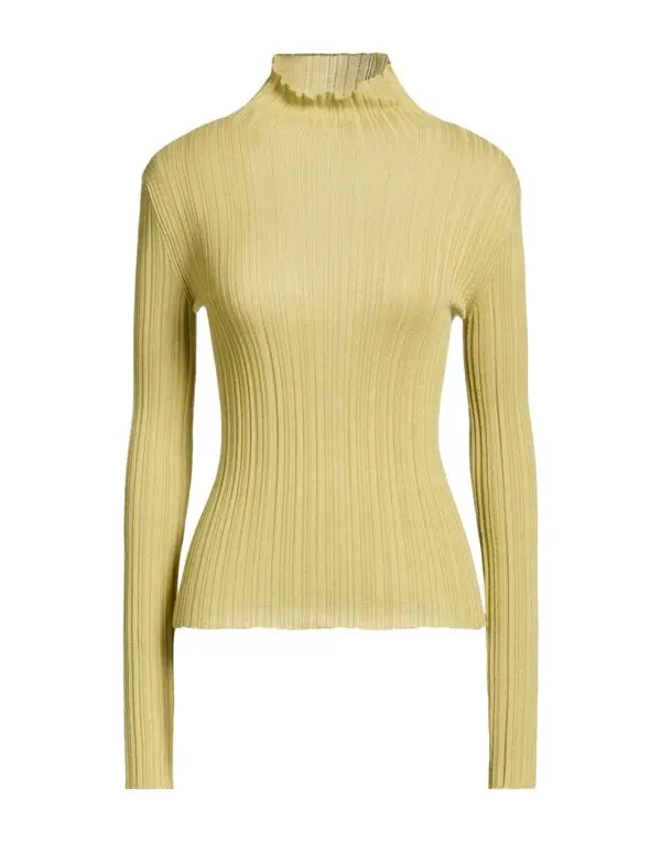 Agnona Turtleneck Lime Size Cashmere, Silk