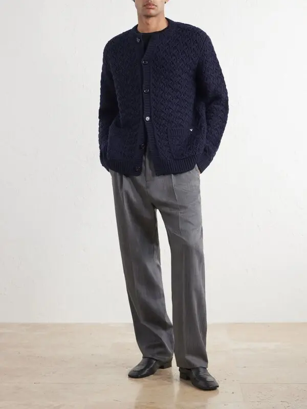 Valentino Garavani Wool And Cashmere-blend Cardigan