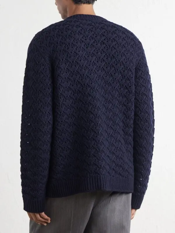 Valentino Garavani Wool And Cashmere-blend Cardigan