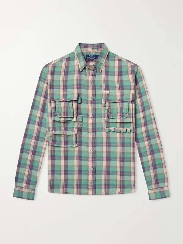 Polo Ralph Lauren Checked Cotton-flannel Shirt