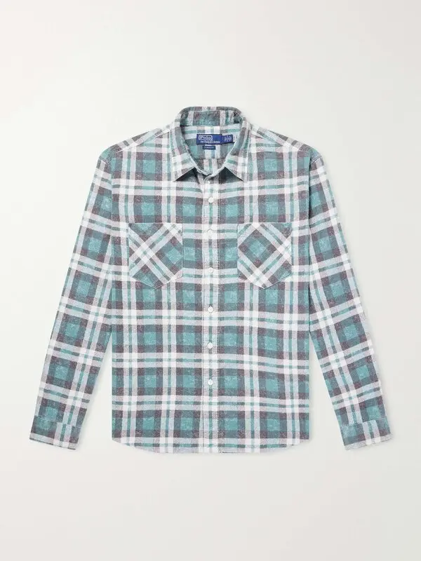 Polo Ralph Lauren Checked Cotton-flannel Shirt