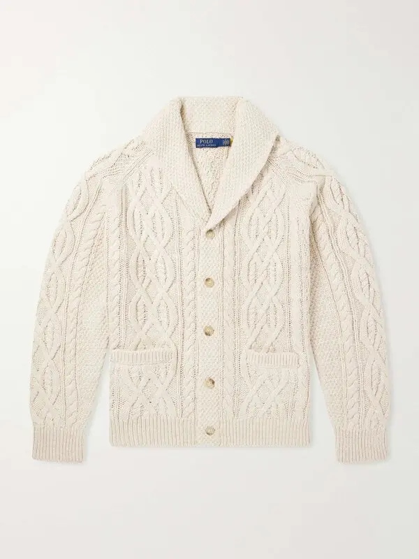 Polo Ralph Lauren Cable-knit Cotton Cardigan