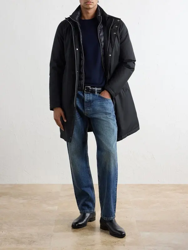 Herno New Business Layered Padded Shell Down Coat