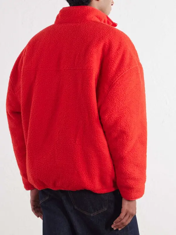 WILLY CHAVARRIA Logo-appliquéd Fleece Jacket