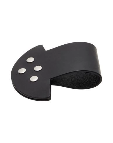 Rick Owens Bracelet Bull Skin, Stainless Steel - Black