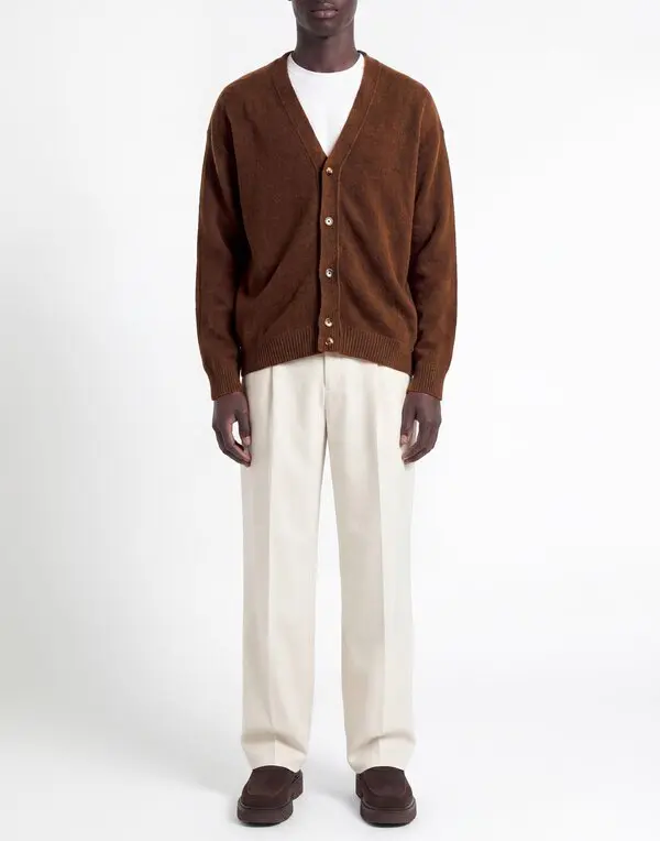 LANEUS Cardigan Chocolate Size Cashmere, Silk, Polyester