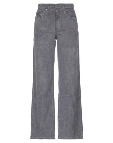 DIESEL® Pants Size Cotton, Elastane - Grey