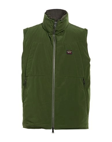 Paul & Shark Vest Military Size Polyester, Nylon - Green