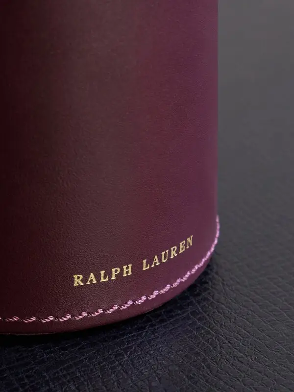 Ralph Lauren Brennan Leather Pencil Cup Holder