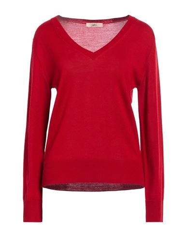 CARLA G. Sweater Size Wool, Acrylic - Red
