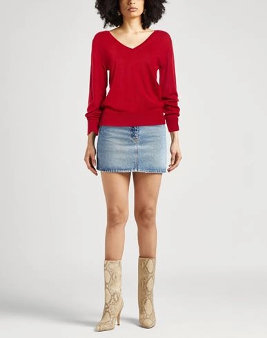 CARLA G. Sweater Size Wool, Acrylic - Red