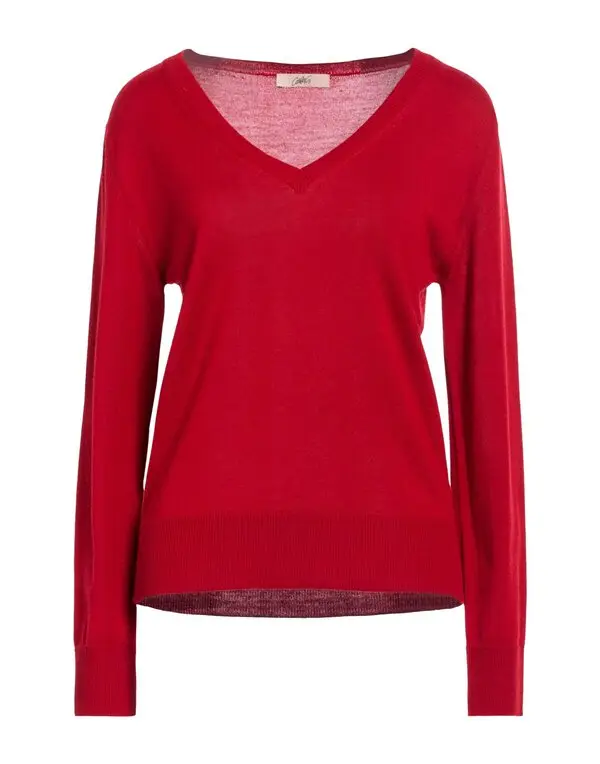 CARLA G. Sweater Size Wool, Acrylic - Red