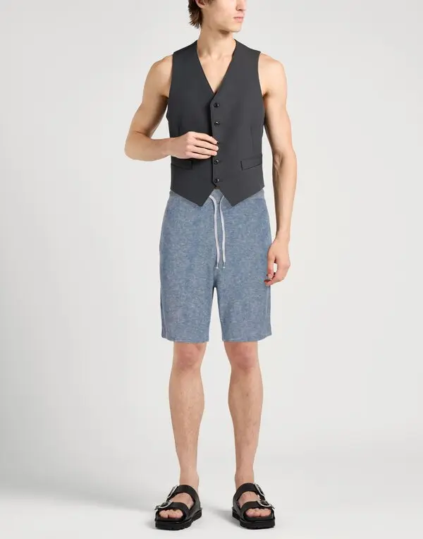 MAISON MARGIELA Shorts & Bermuda Shorts Slate Size Linen, Cotton, Polyester