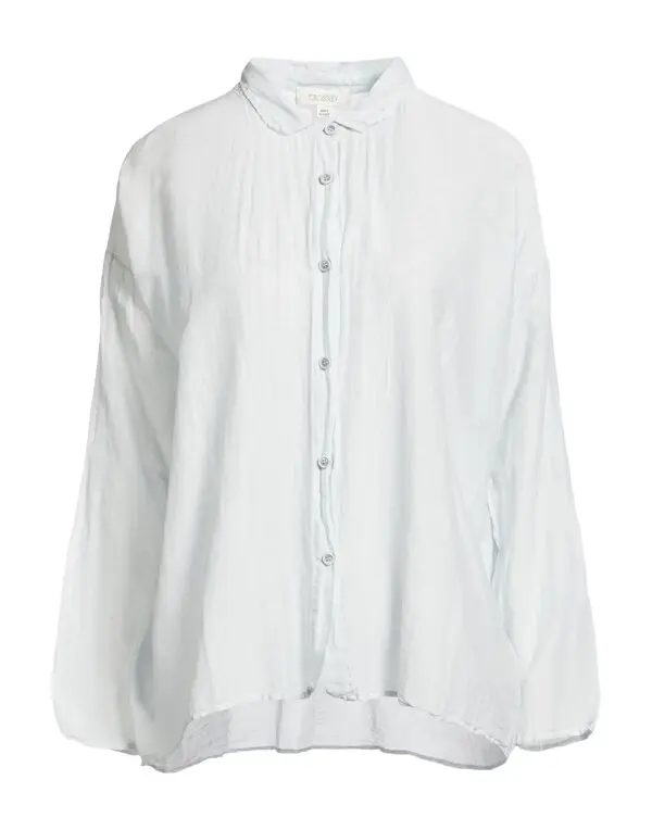 Crossley Shirt Size Cotton, Silk - Light Grey