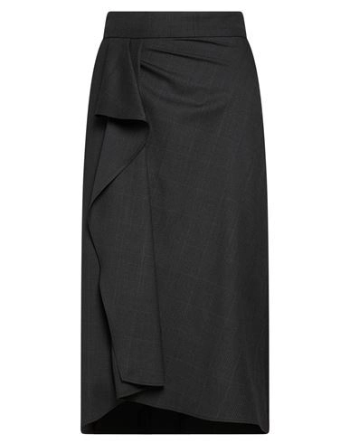 Isabel Marant Étoile Midi Skirt Size Virgin Wool - Charcoal