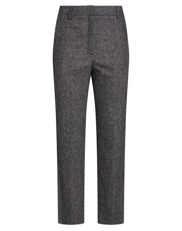 DEPARTMENT 5 Pants Charcoal Size Wool, Polyester, Polyacrylic, Silk, Elastane