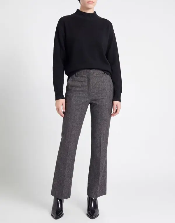 DEPARTMENT 5 Pants Charcoal Size Wool, Polyester, Polyacrylic, Silk, Elastane