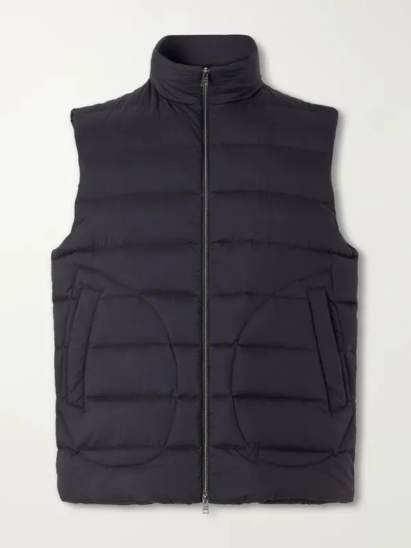 Herno Ecoage Quilted Padded Down Gilet - Blue