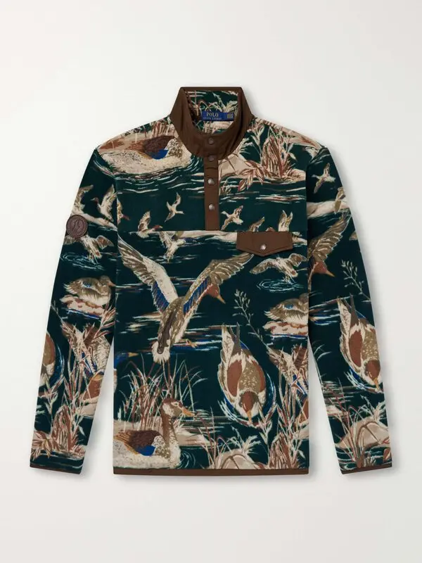 Polo Ralph Lauren Camouflage-print Flannel Sweater