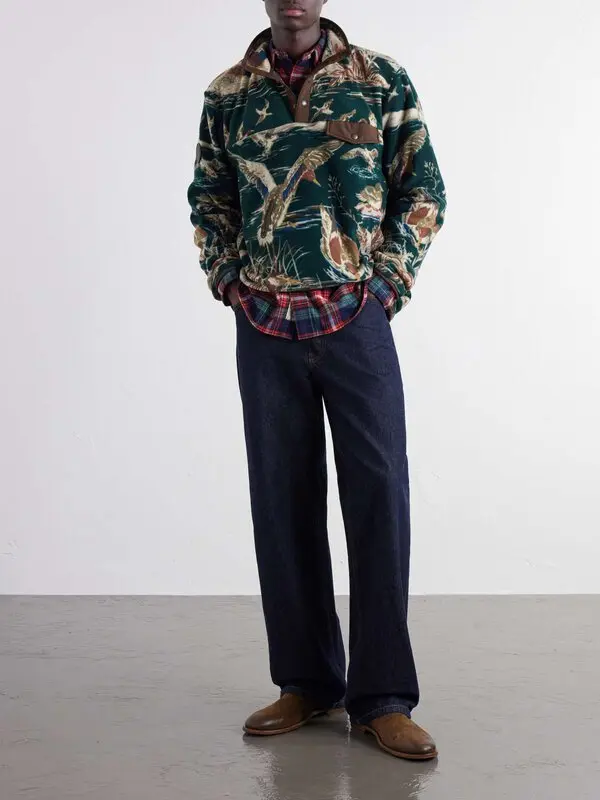 Polo Ralph Lauren Camouflage-print Flannel Sweater