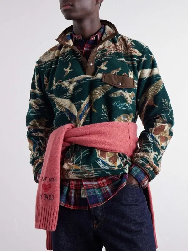 Polo Ralph Lauren Camouflage-print Flannel Sweater