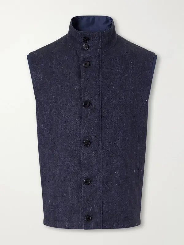Dunhill Reversible Gilet - Blue