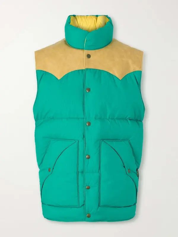 Polo Ralph Lauren Leather-trimmed Ripstop Gilet