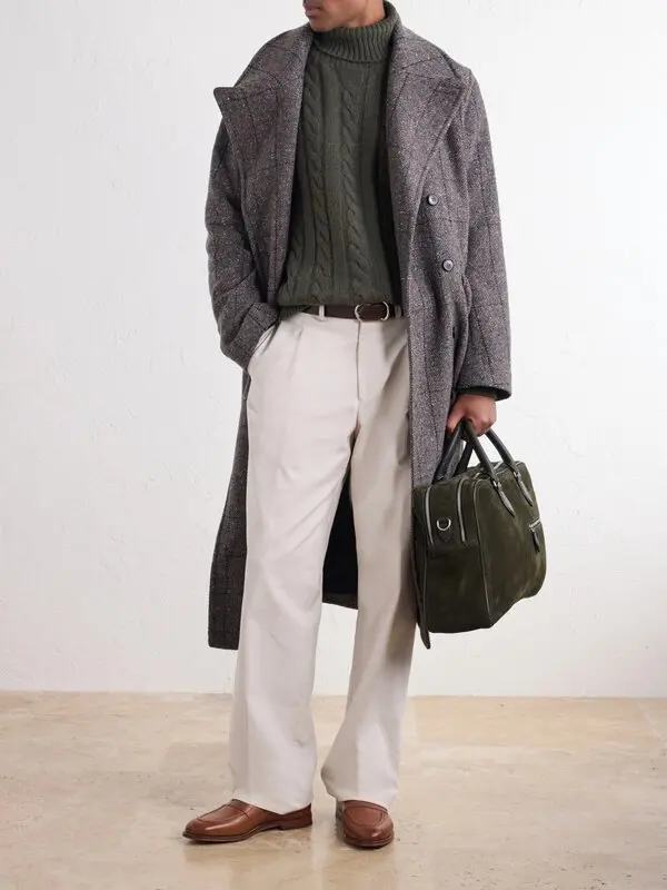 Polo Ralph Lauren Cable-knit Wool And Cashmere-blend Rollneck Sweater