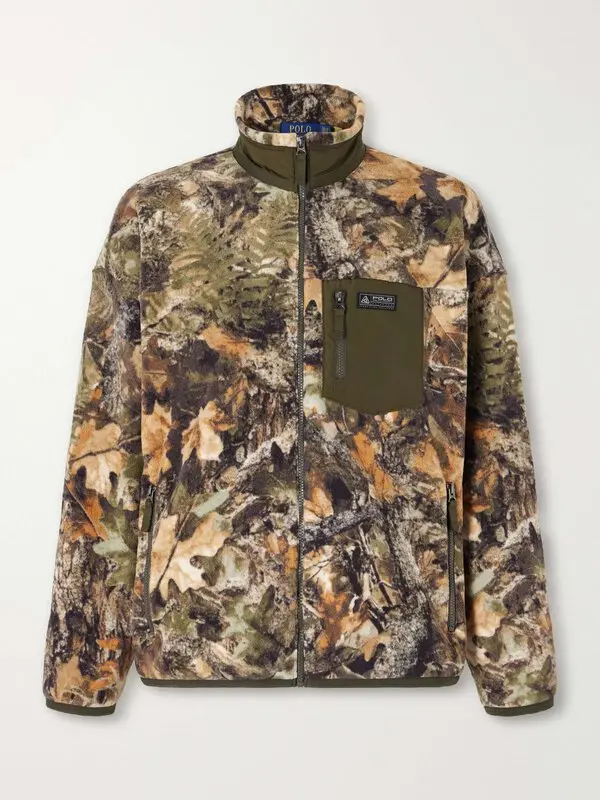 Polo Ralph Lauren Camouflage-print Fleece Jacket
