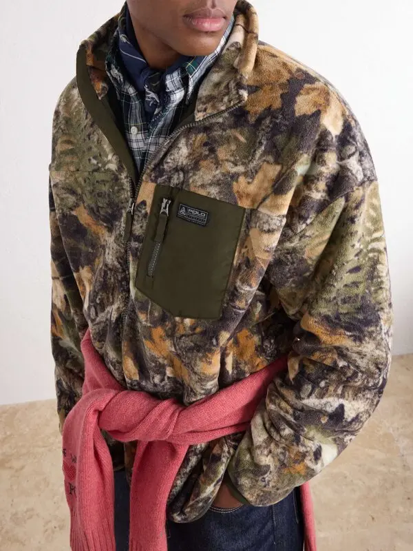 Polo Ralph Lauren Camouflage-print Fleece Jacket