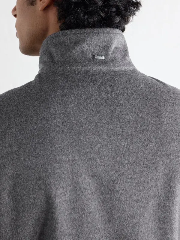 Herno Wool And Cashmere-blend Vest - Gray