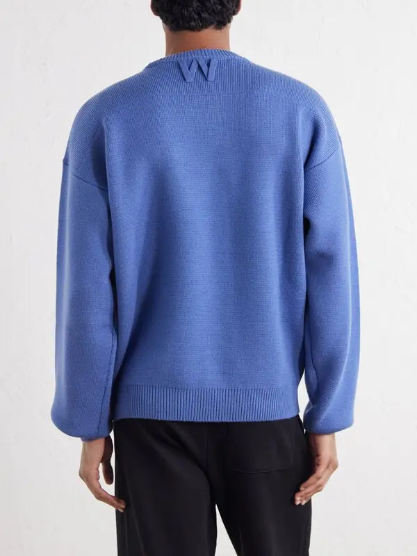 WILLY CHAVARRIA Embroidered Wool Sweater