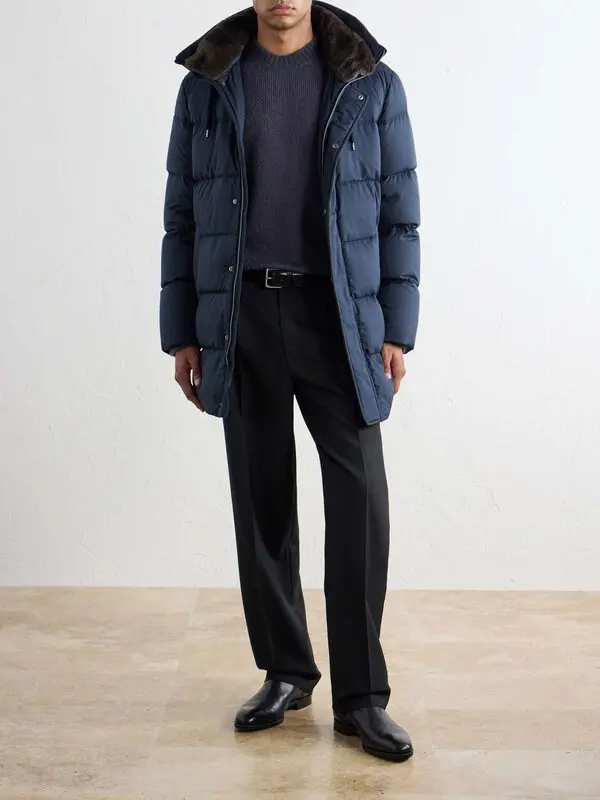 Herno Arendelle Quilted Shell Hooded Down Jacket