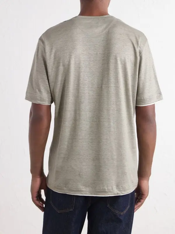 Eleventy Linen T-shirt - Green
